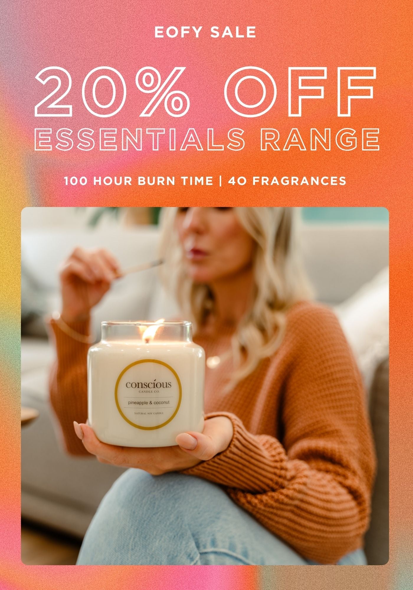 Essentials - 100 Hour Candles – Conscious Candle Co